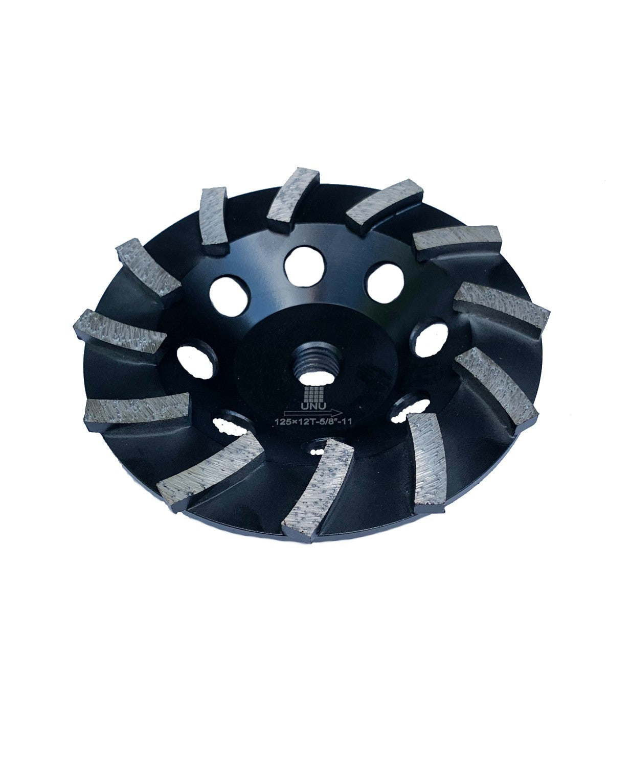 Diamond Grinding Cup Wheel-5" Segmented coarse 5/8-11 Thread Arbor ...