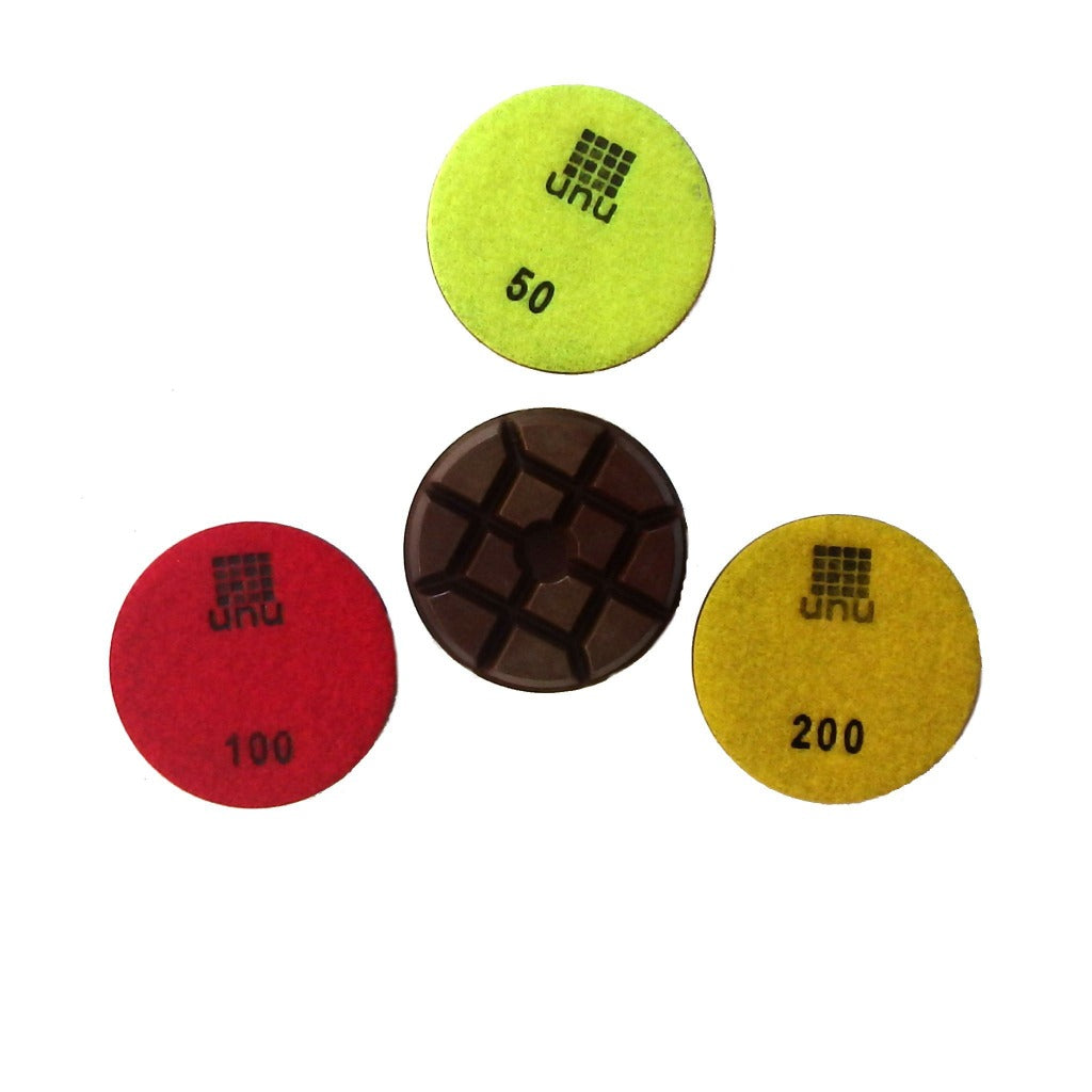 Hybrid Polish Pucks For Transition From Metal Grind To Resin Polish ...